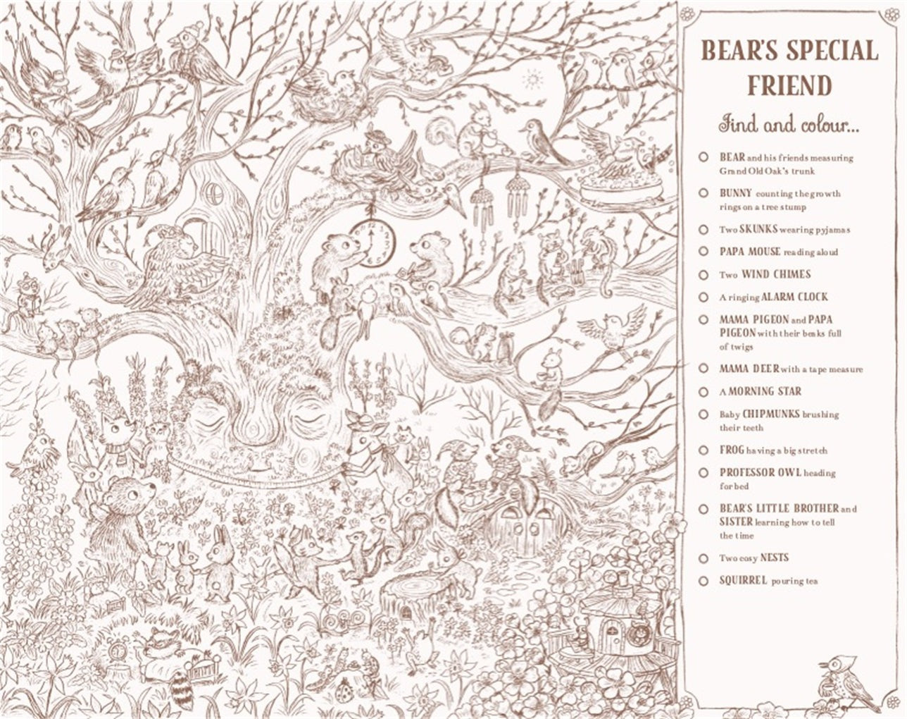 Brown Bear Wood | Colouring and Spotting Book – Fairplay