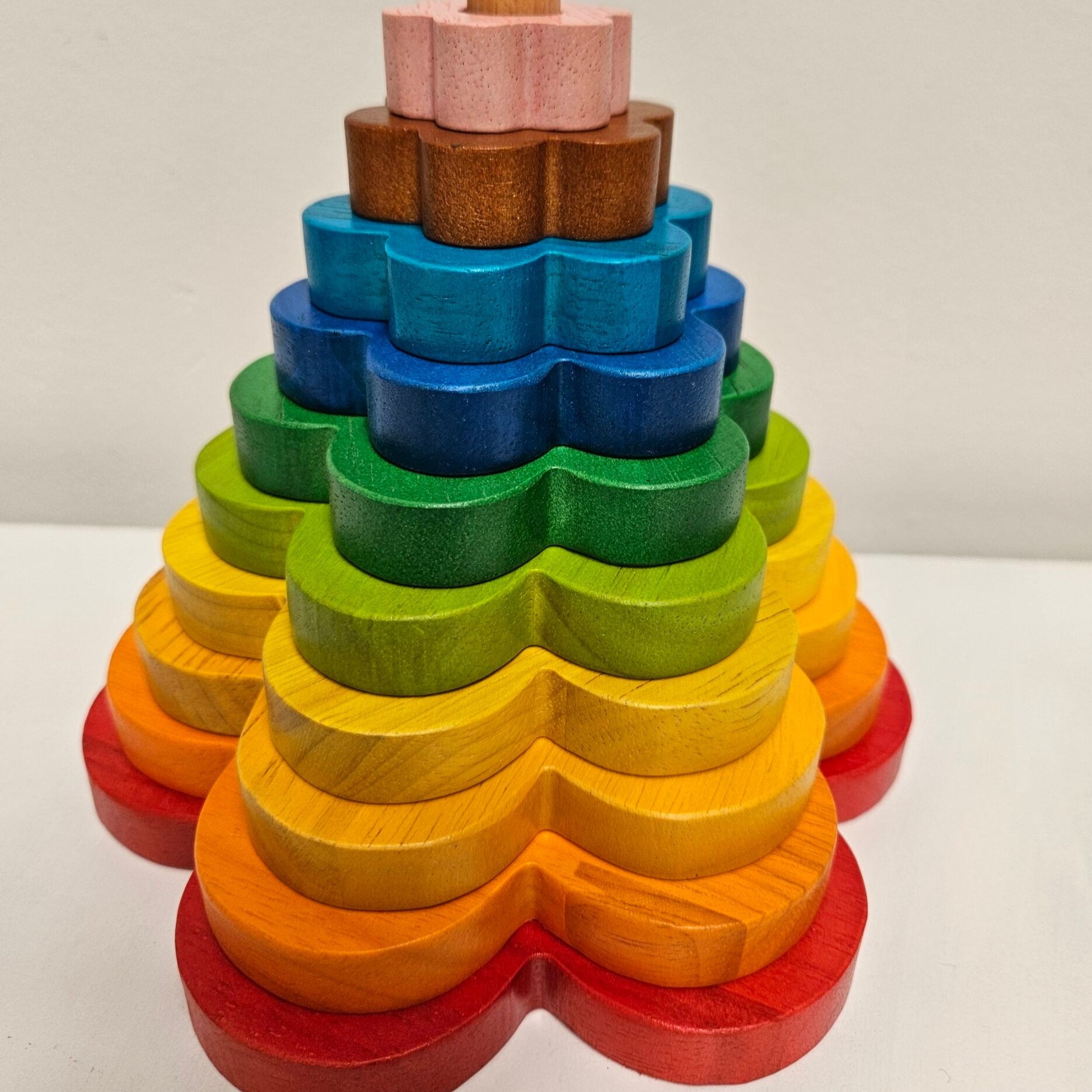 Qtoys | Wooden Stacking Flowers – Fairplay