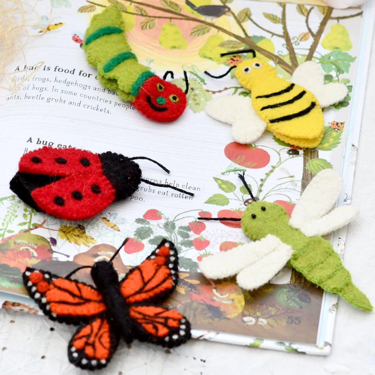 Tara Treasures | Finger Puppet Set - Insects and Bugs – Fairplay