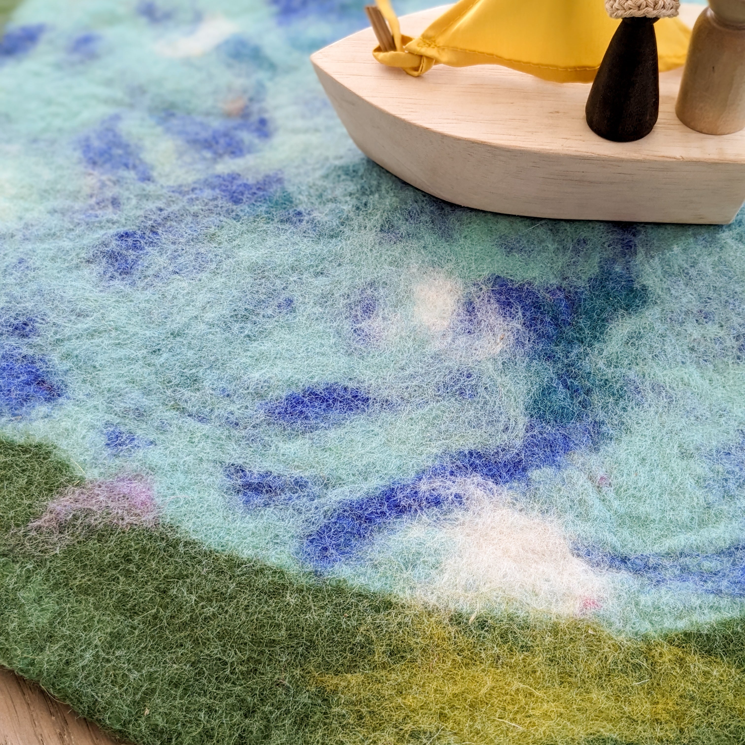 Felt Mat - Round Ocean Mat – Fairplay