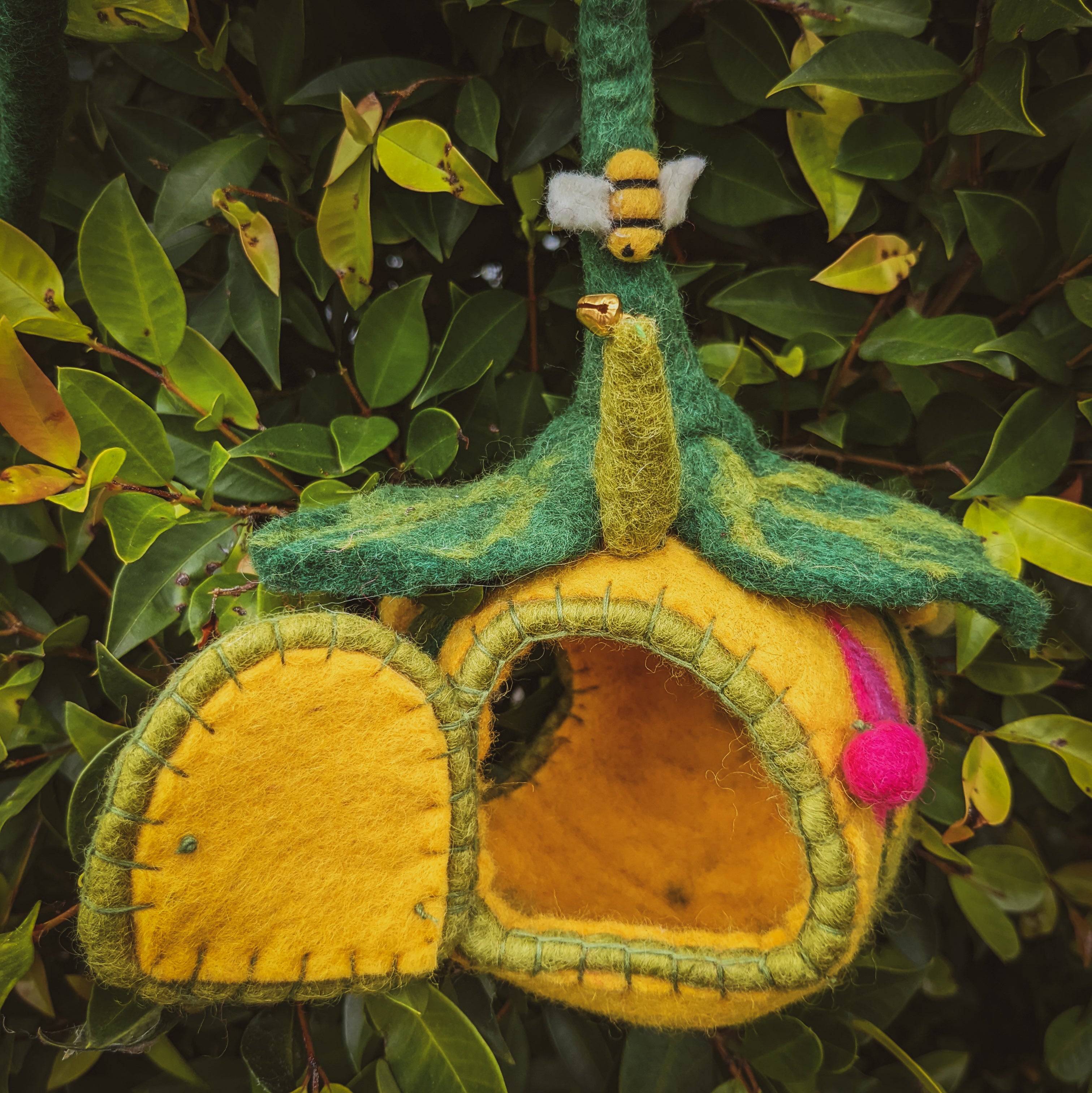 Felt Fairy Home | Bee Pod with Fairy Doll – Fairplay