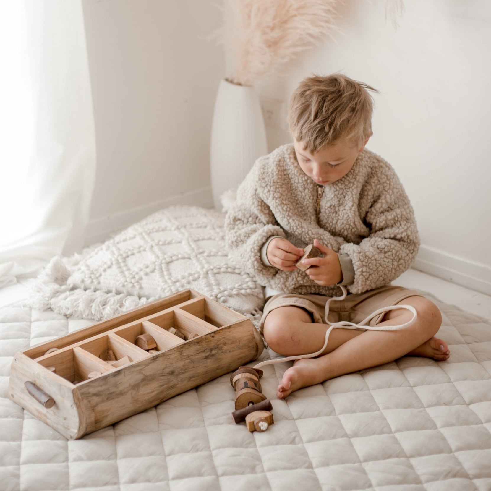 Alphabet Threading Set - educational toys nz – Fairplay