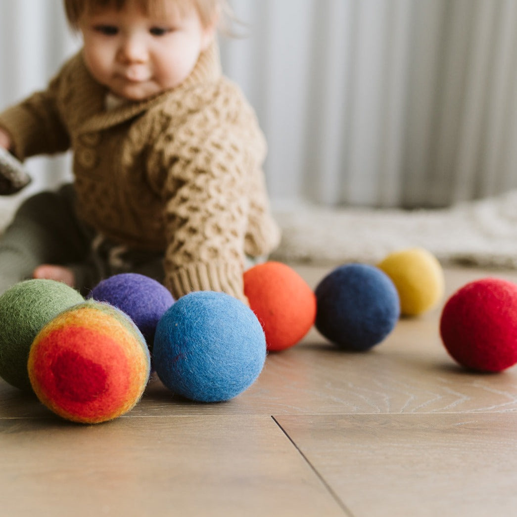 Rainbow Felt Balls - Extra Large – Fairplay