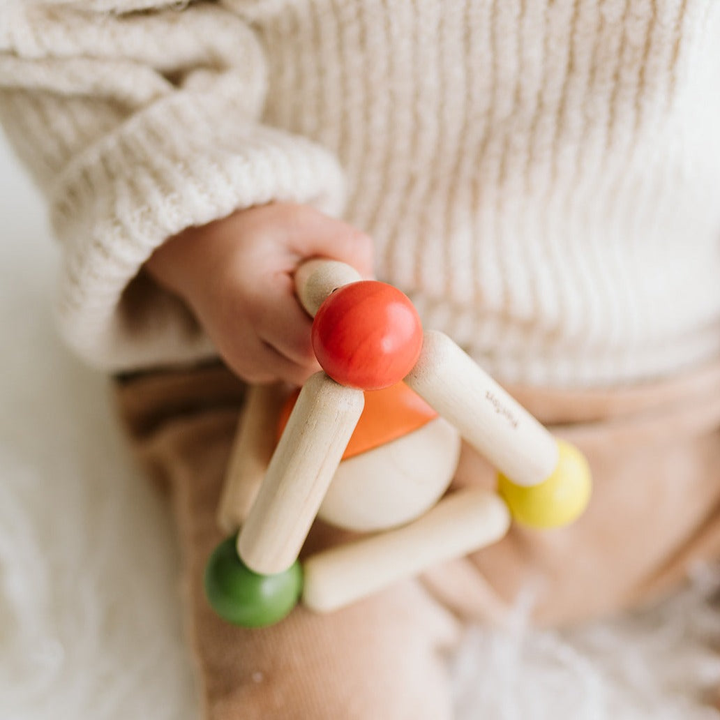 Eco Wooden Montessori Grasping Toy & Ball – Fairplay