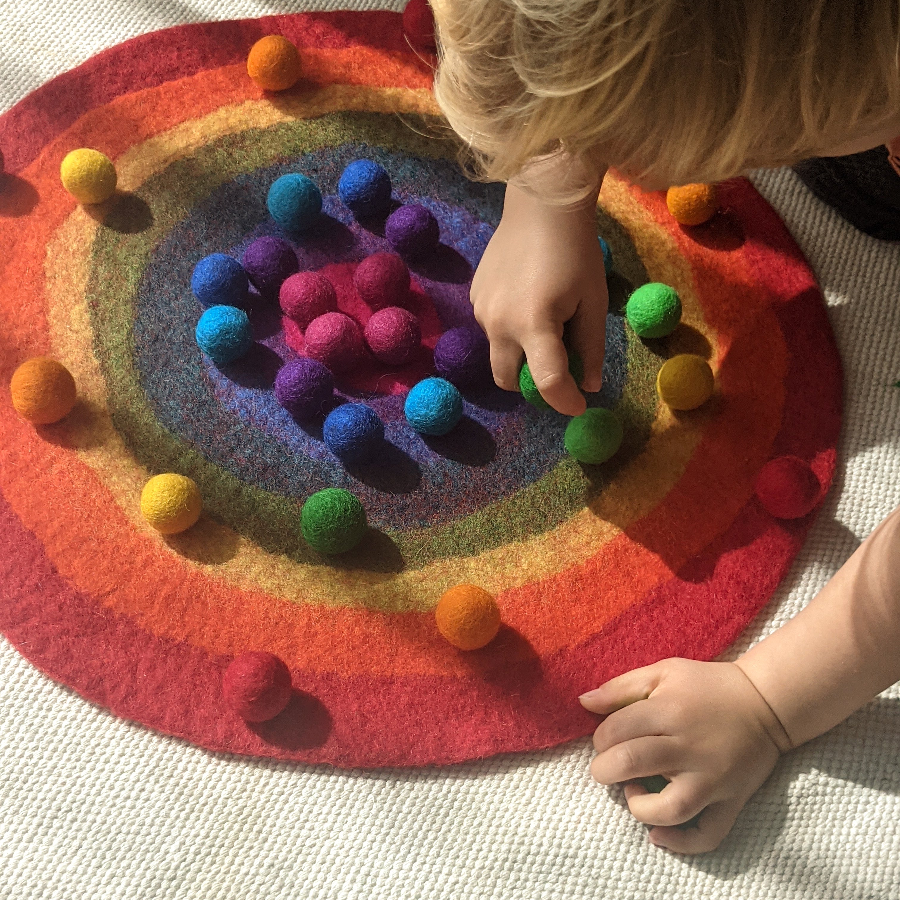 Felt Play Mat - Rainbow (small) – Fairplay