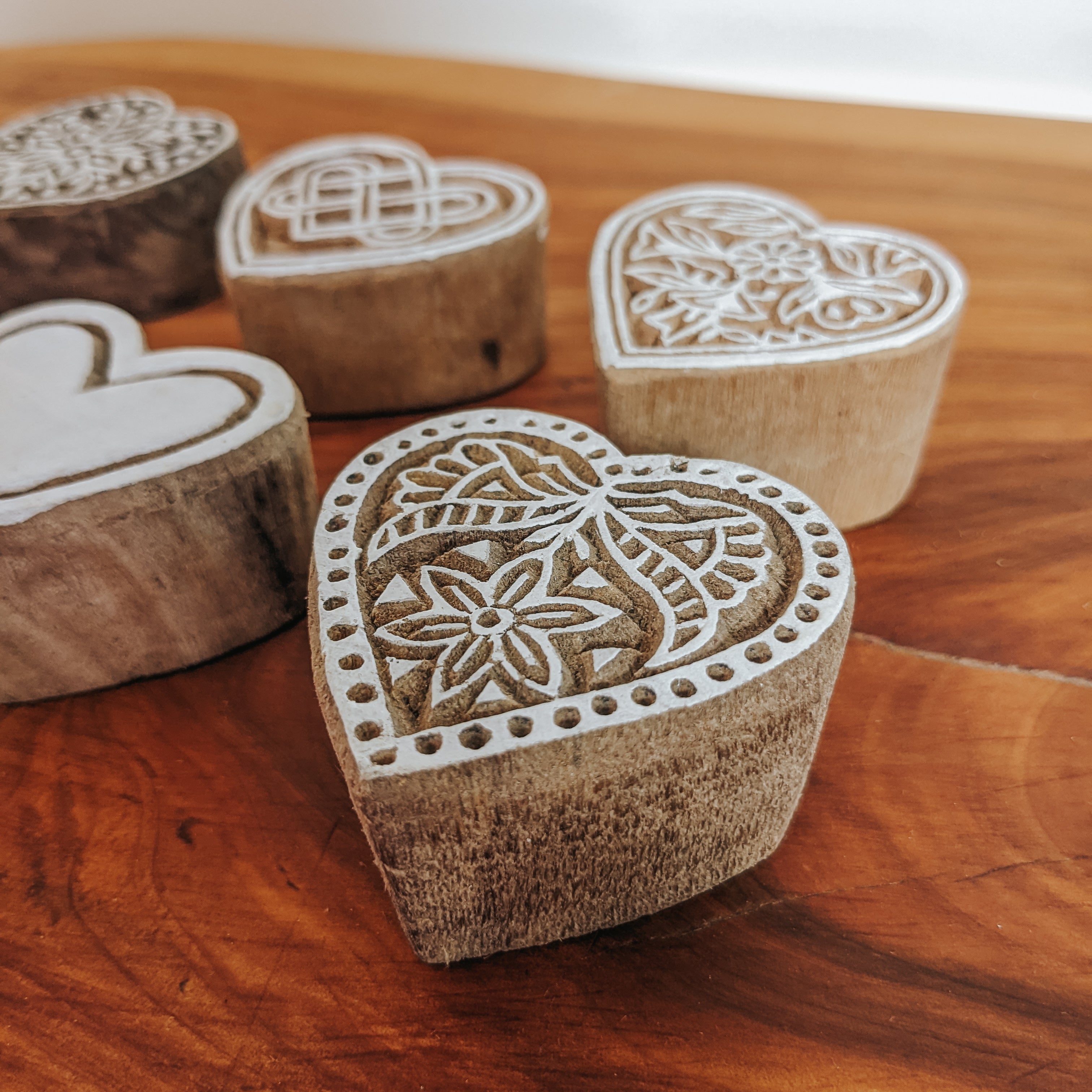 Wooden Printing Blocks - Hearts – Fairplay