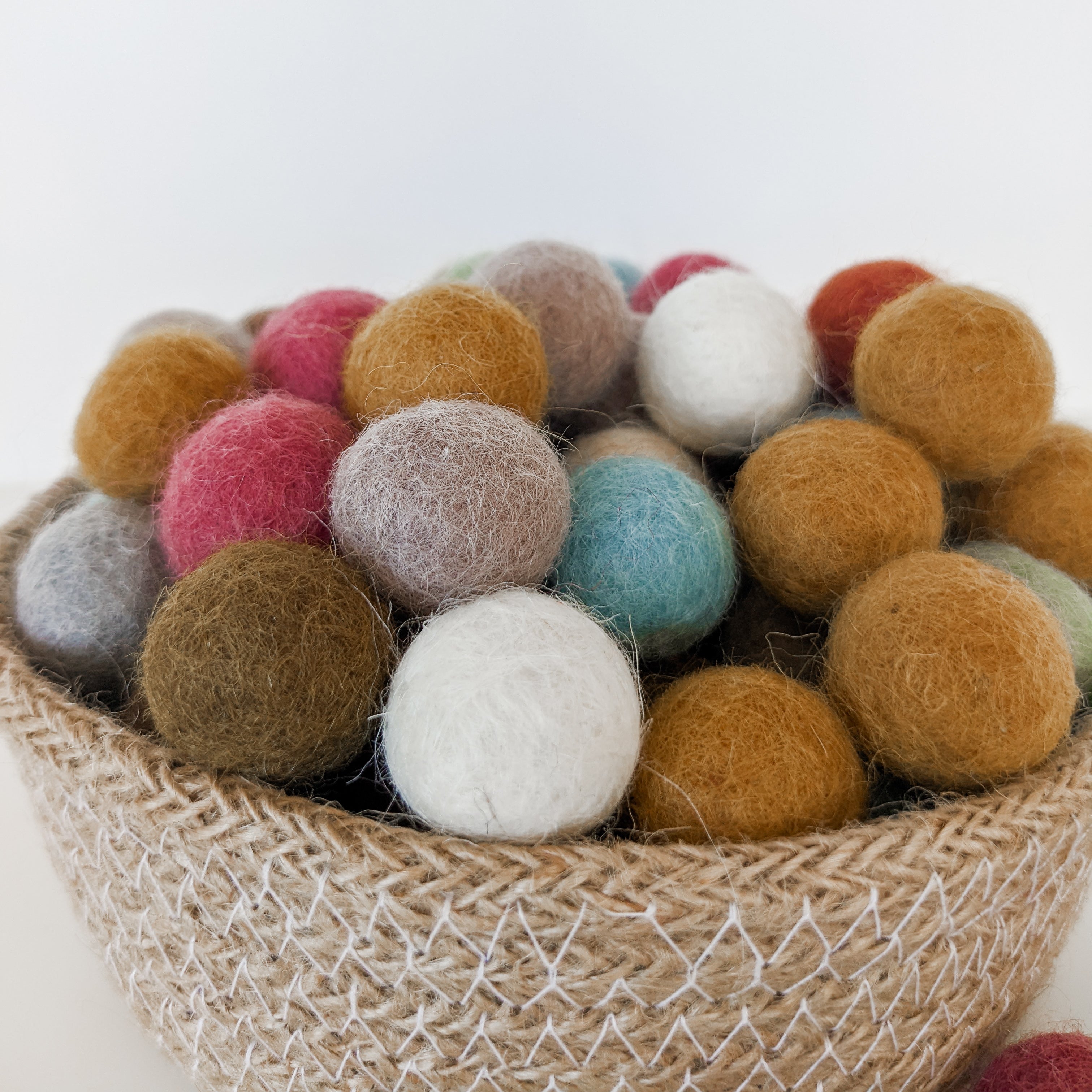 Earth Felt Pom Pom Balls - Set of 100 – Fairplay