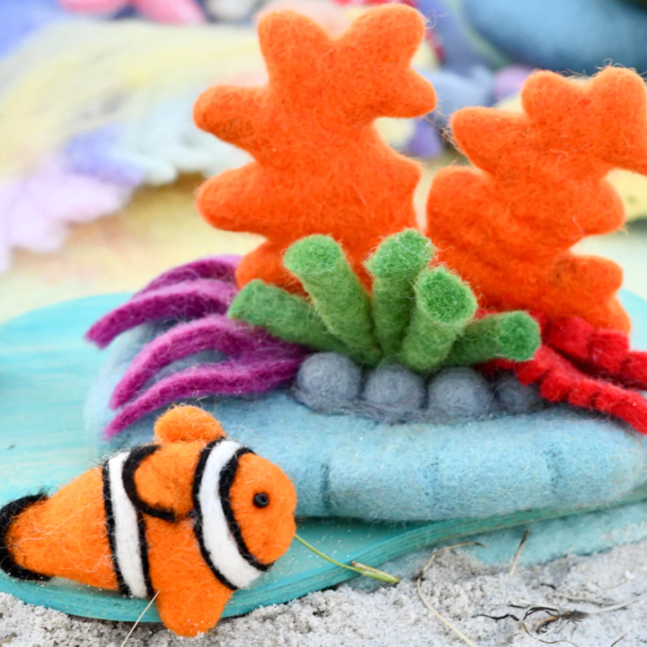 Tara Treasures | Felt Coral Reef and Fish Set – Fairplay