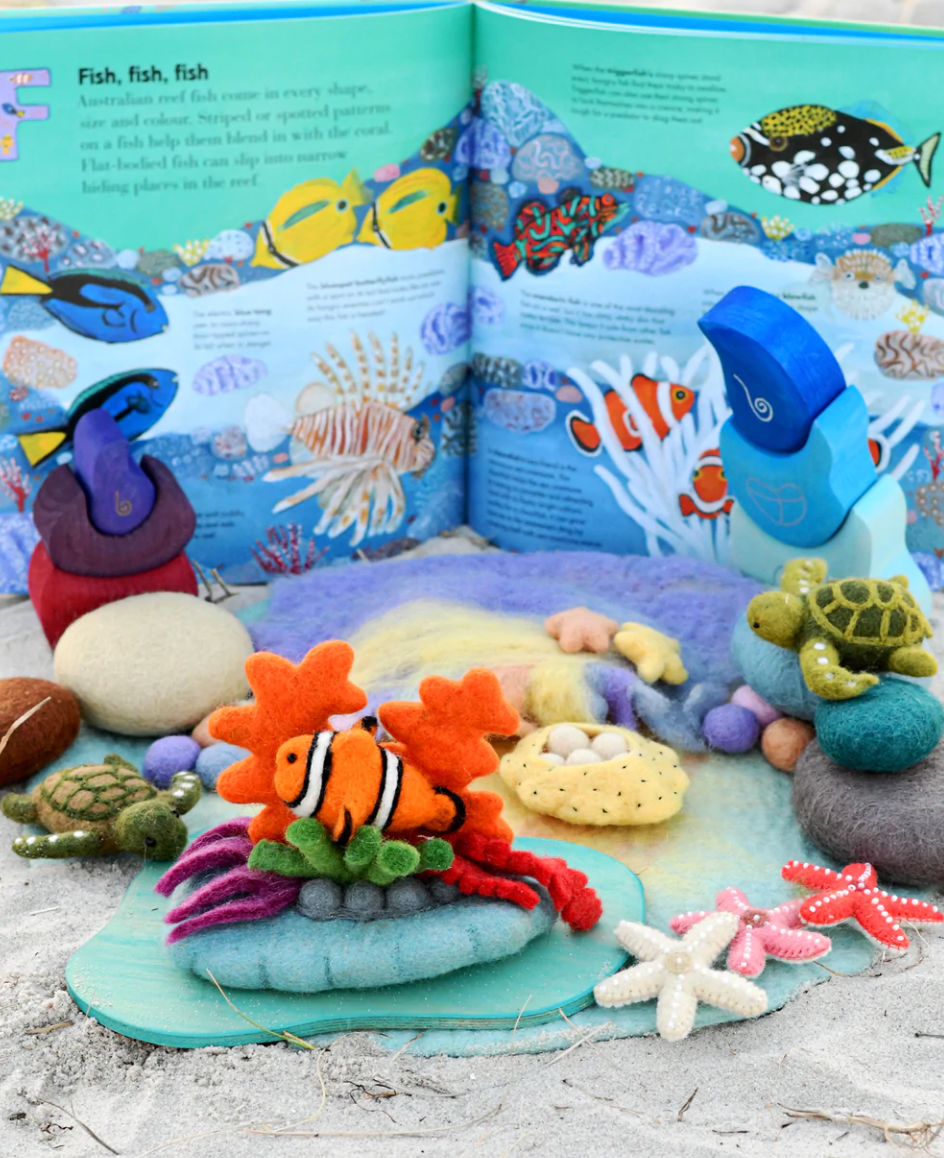 Tara Treasures | Felt Coral Reef and Fish Set – Fairplay