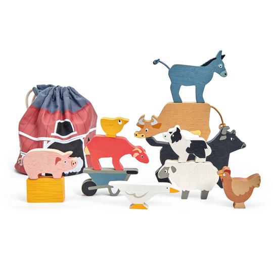 Tender Leaf Toys | Stacking Farm Animal Set – Fairplay