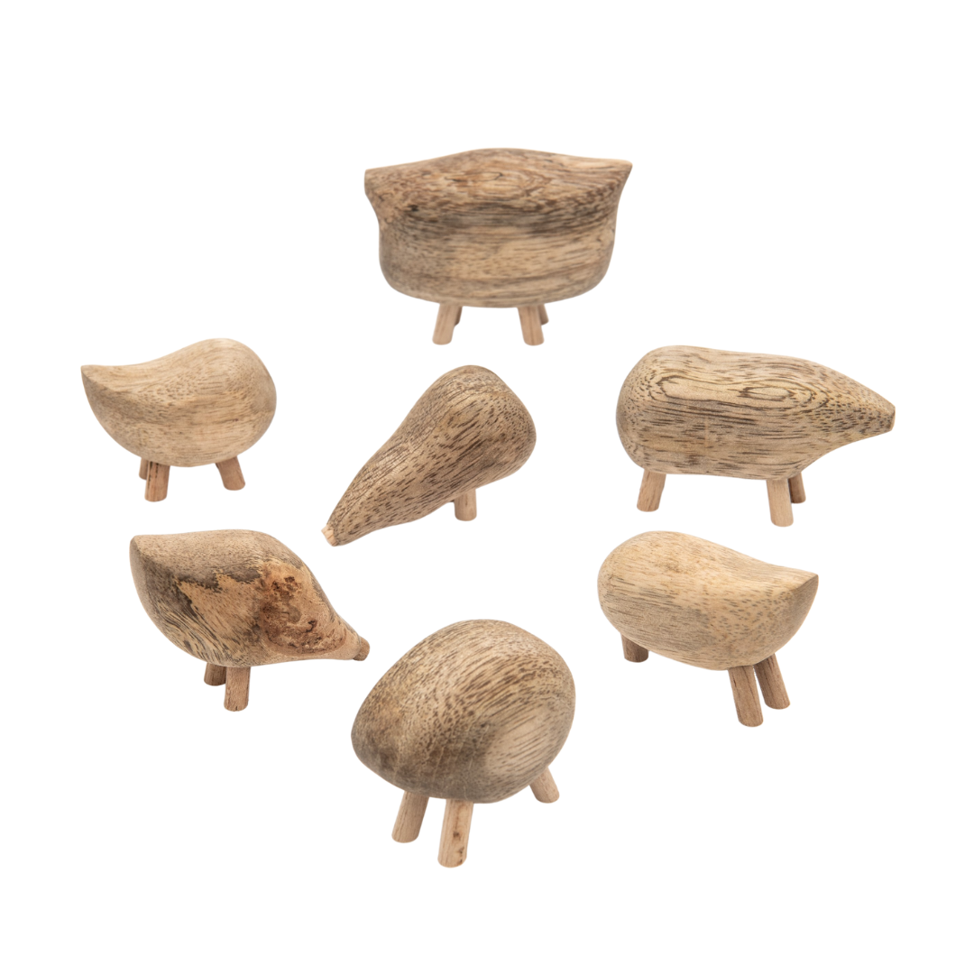 Wooden Pebble Animals – Fairplay