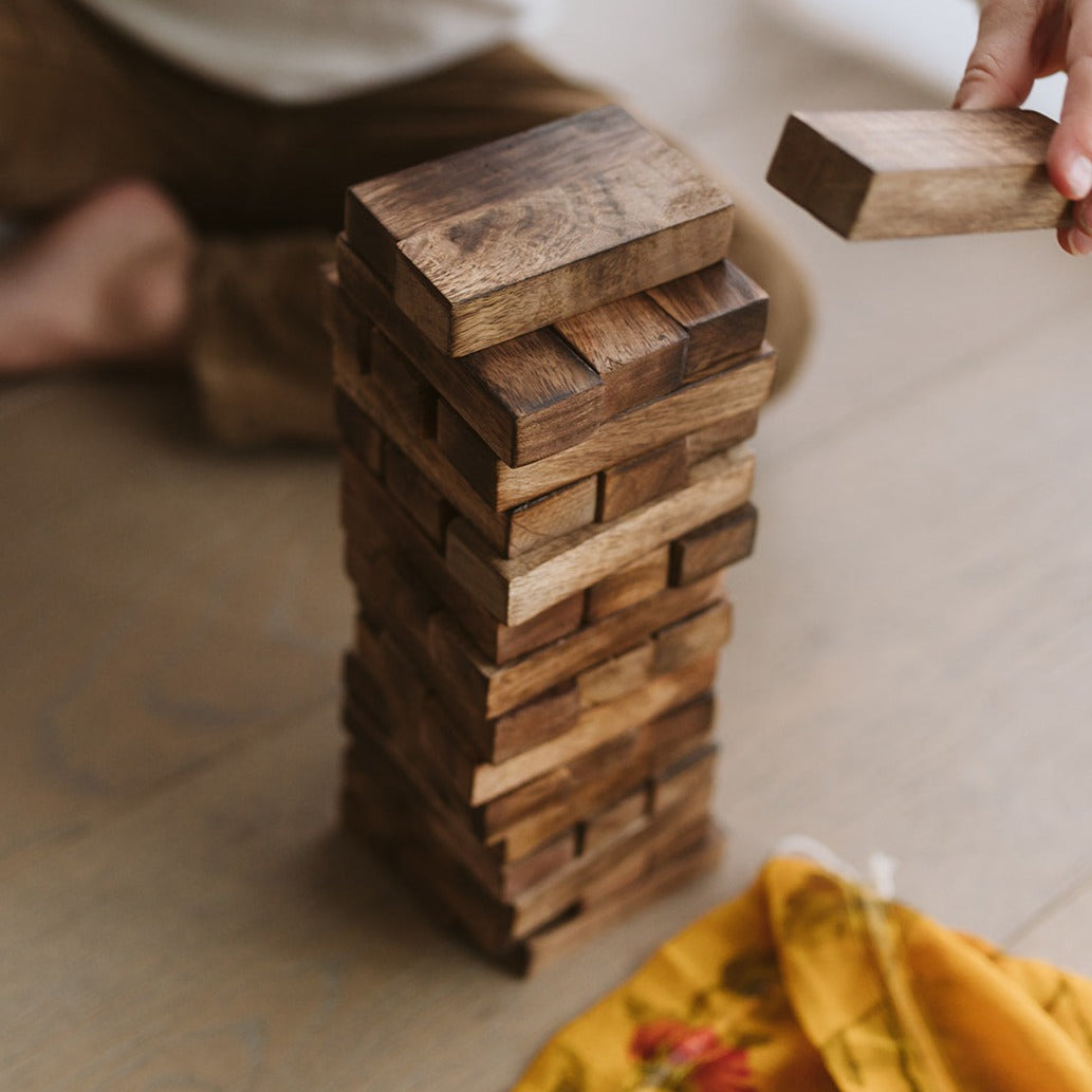 Wooden Jenga Style Tower Stacking Game – Fairplay