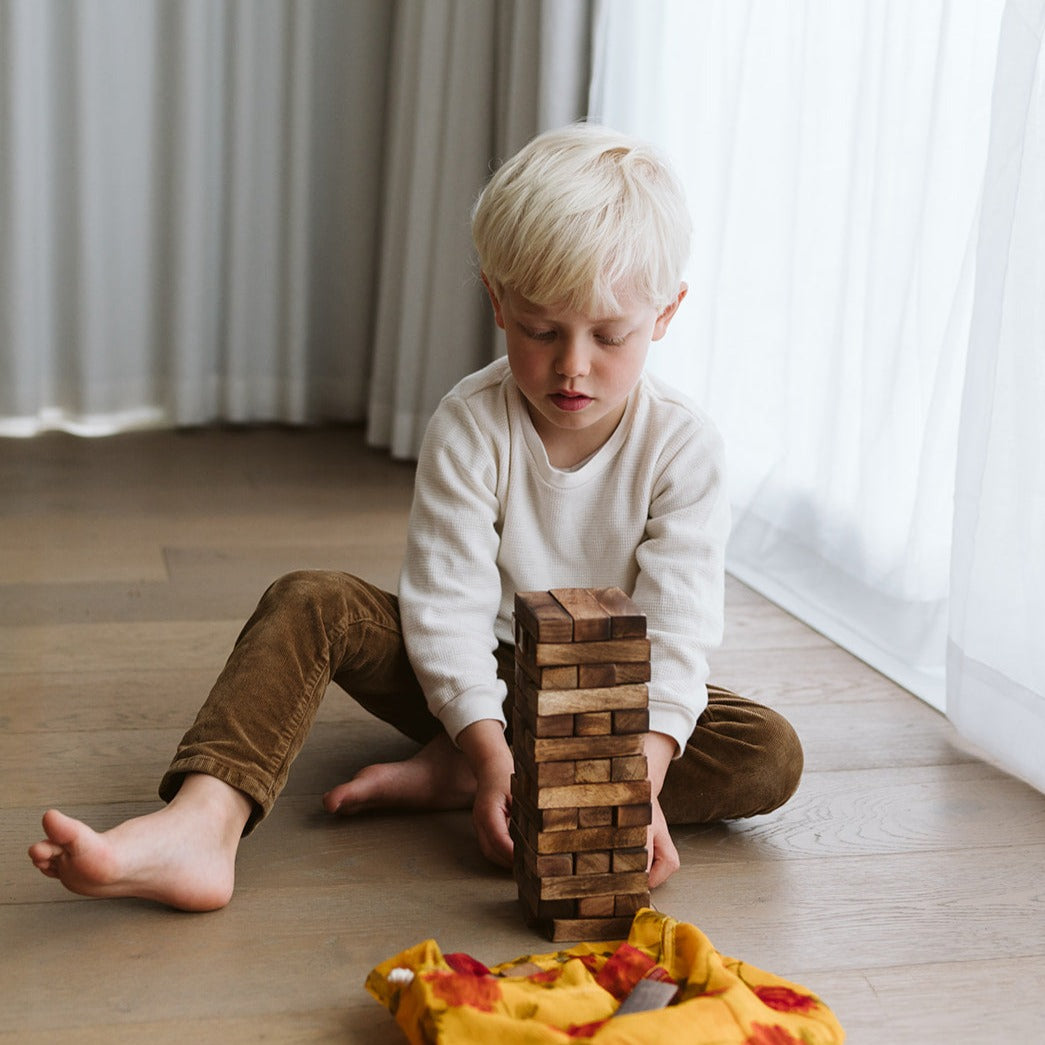 Wooden Jenga Style Tower Stacking Game – Fairplay